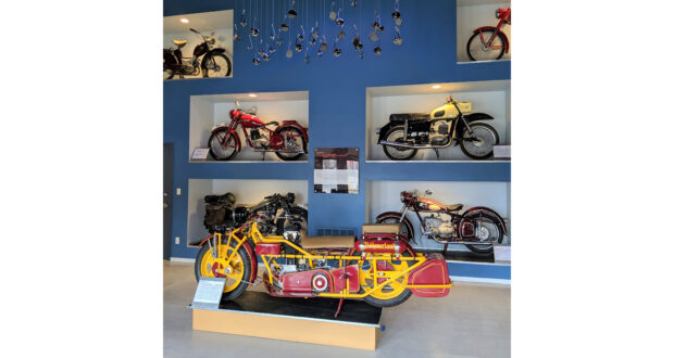 Dealership offers museum with 100 years of motorcycling history