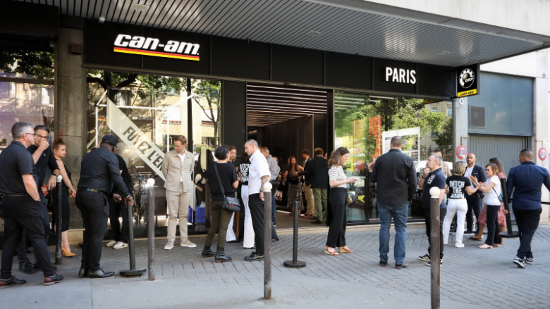 BRP opens first European flagship store in Paris