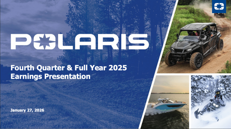 Polaris reports market share gains as tariffs weigh on 2025 results