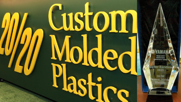 20/20 Custom Molded Plastics earns Yamaha Supplier Award | Powersports ...